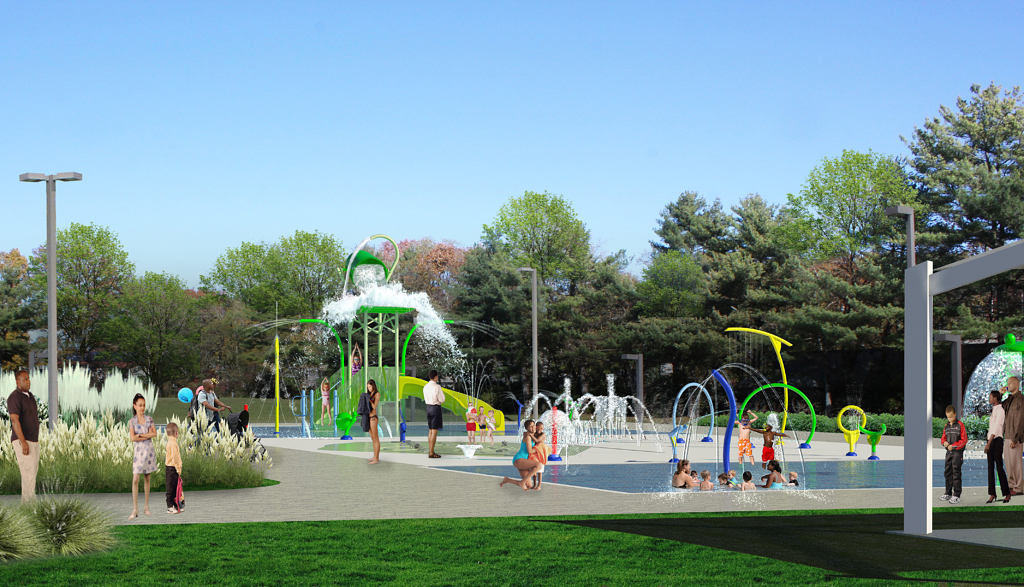 Roberto Clemente Park Aquatic Spray Park | Nelson + Pope